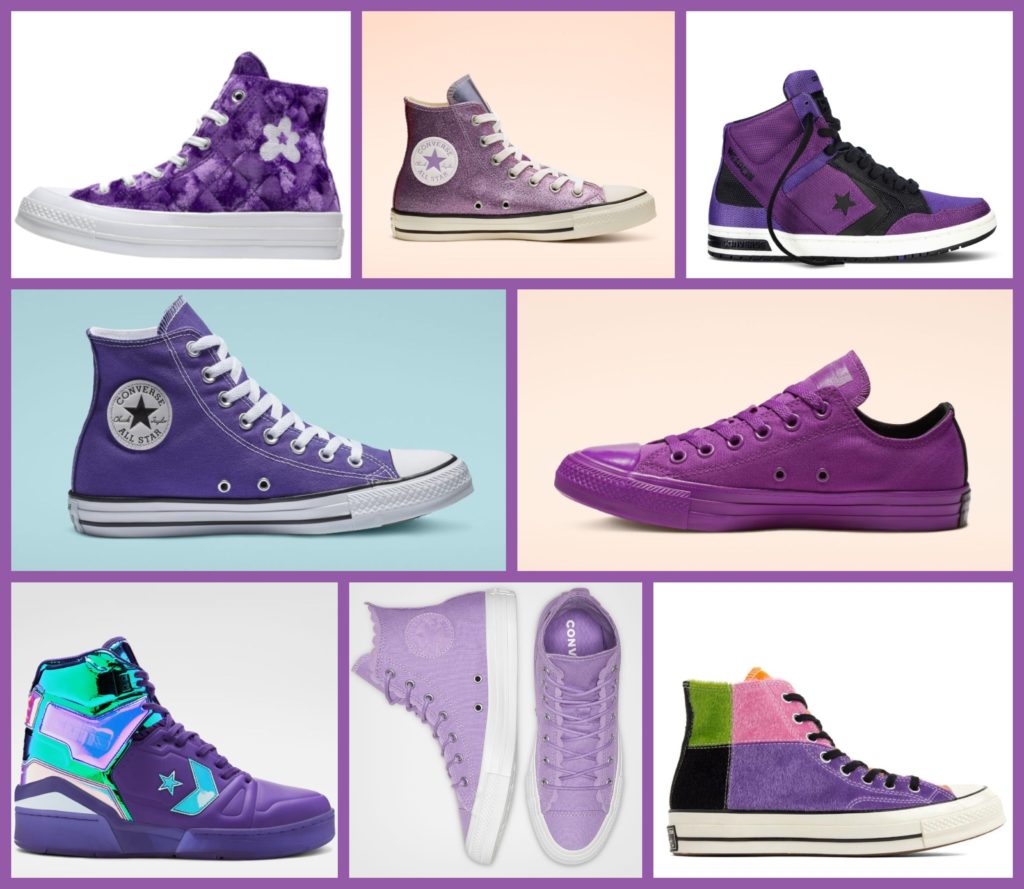Purple Converse Shoes: The 37 Best purple high top, low top Converse ...